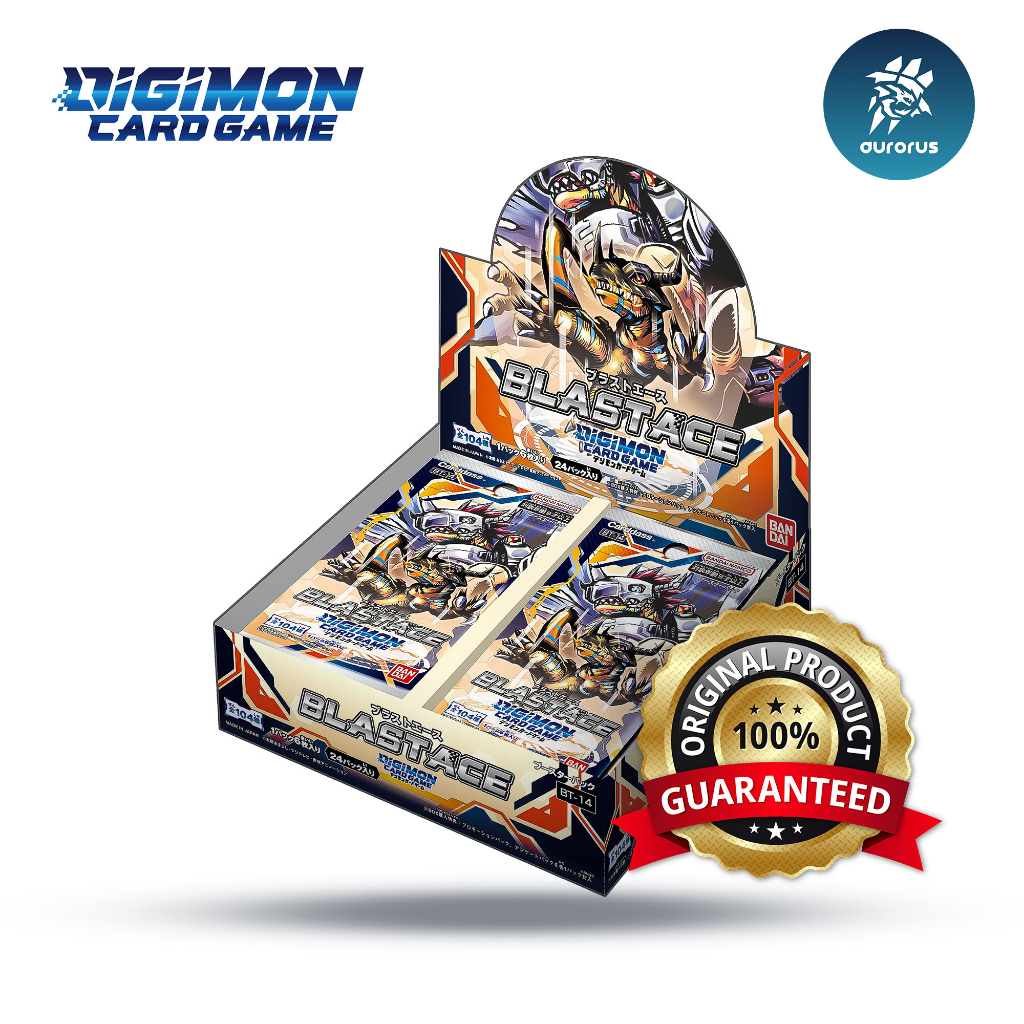 BT14 Digimon Card Game BT-14 Japanese - Booster Blast Ace - Booster Box | Shopee Philippines