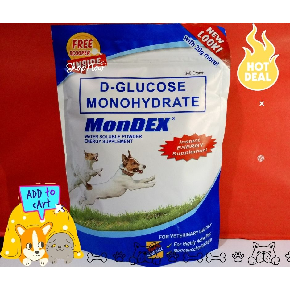 Mondex D Glucose powder 340g with 1 FREE 3ml SYRINGE | Shopee Philippines