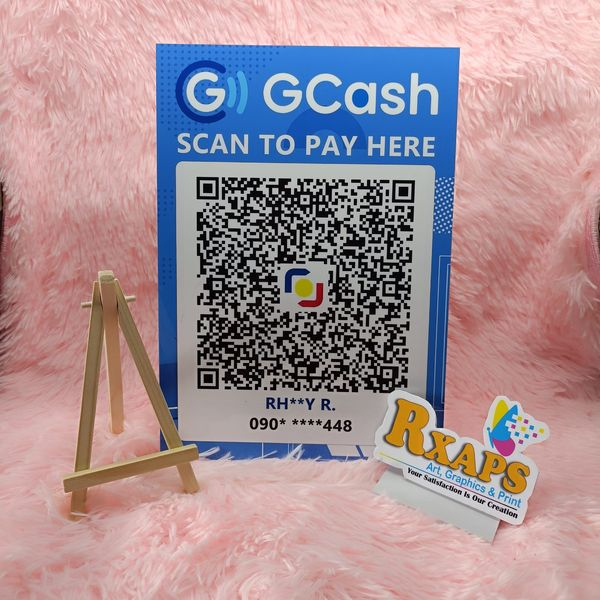 Gcash Scan To Pay Personalized QR Codes Signage SINTRA BOARD with ...