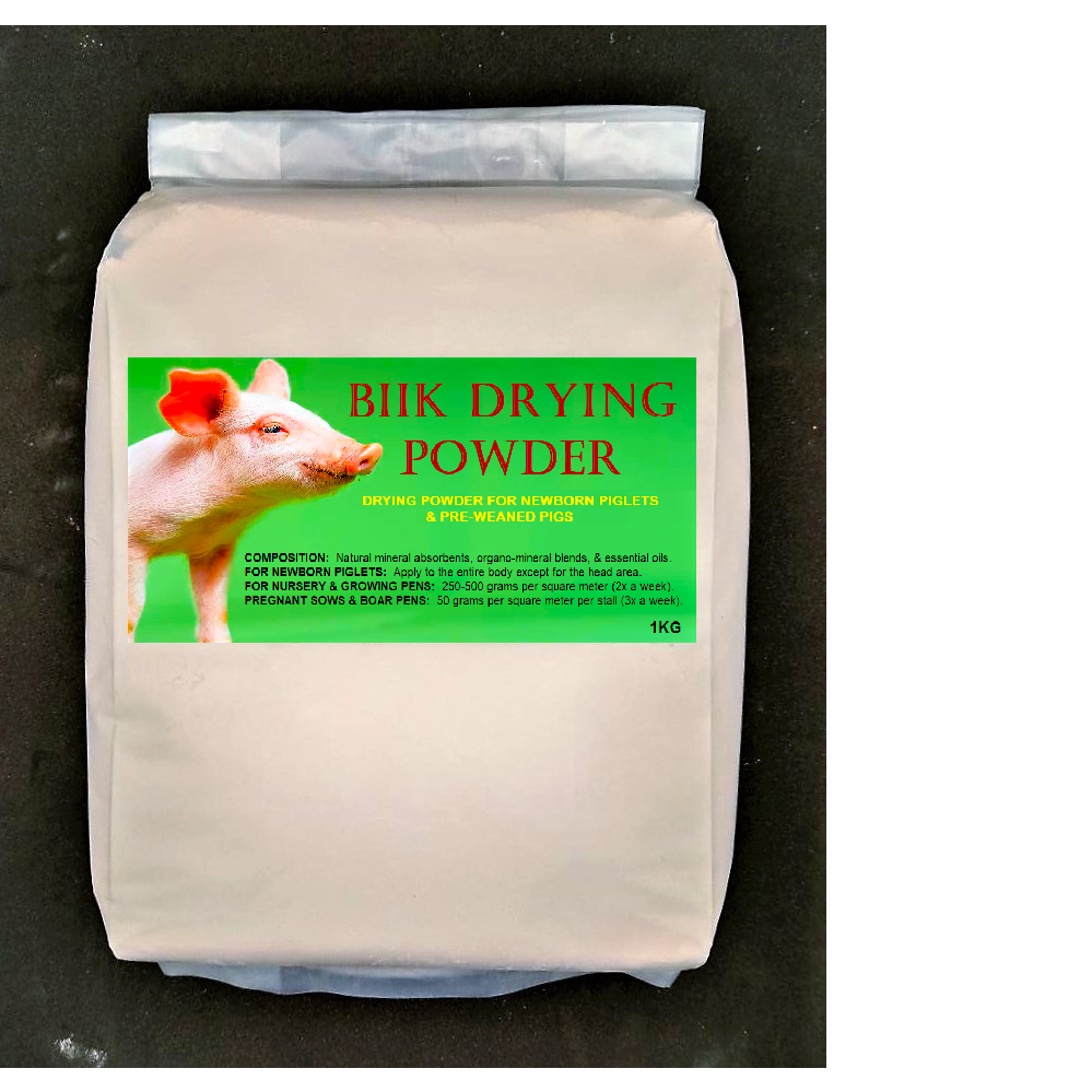 1 KILO - Biik Drying Powder for newborn piglets & pre-weaned pigs ...