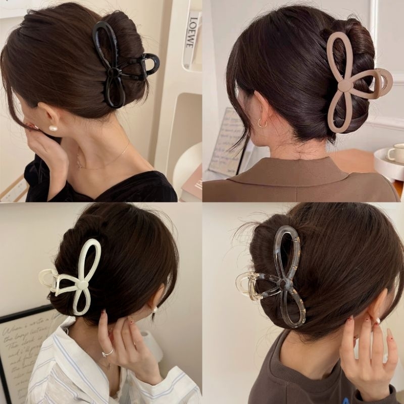 Temperament Large Grip Clip Retro Elegant Hair Clip Shark Clip High ...