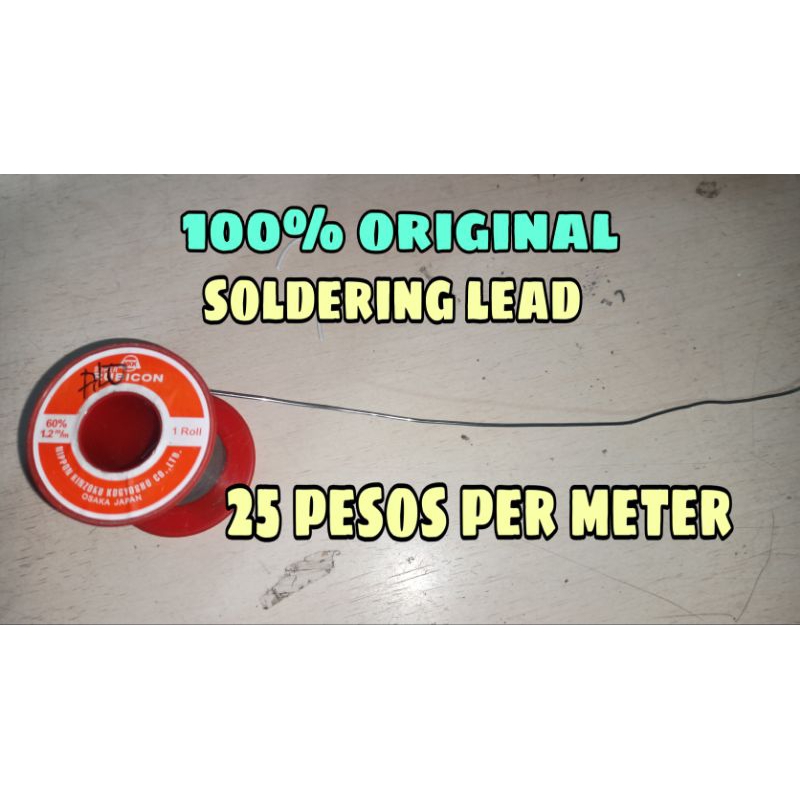 soldering lead 100% original per meter | Shopee Philippines
