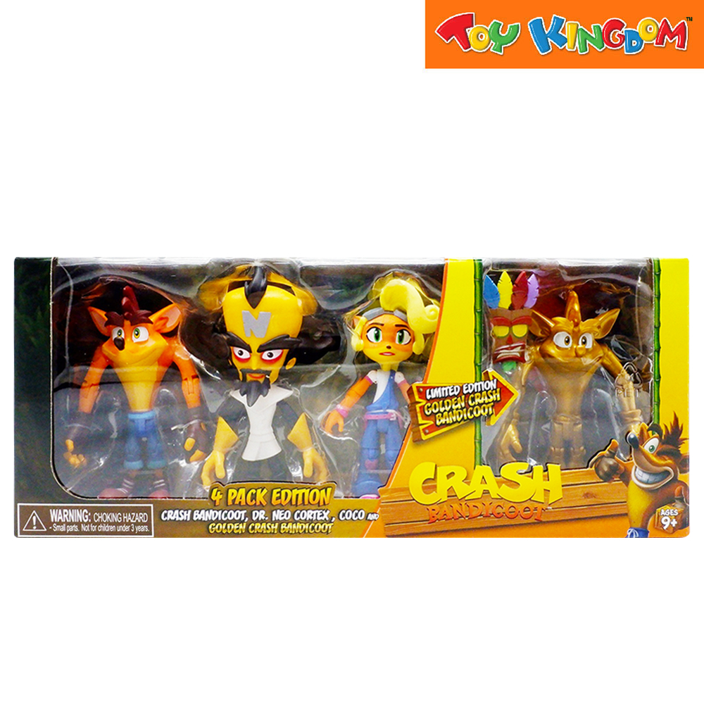 Crash Bandicoot Figure 4 Pack 4 Inch | Shopee Philippines