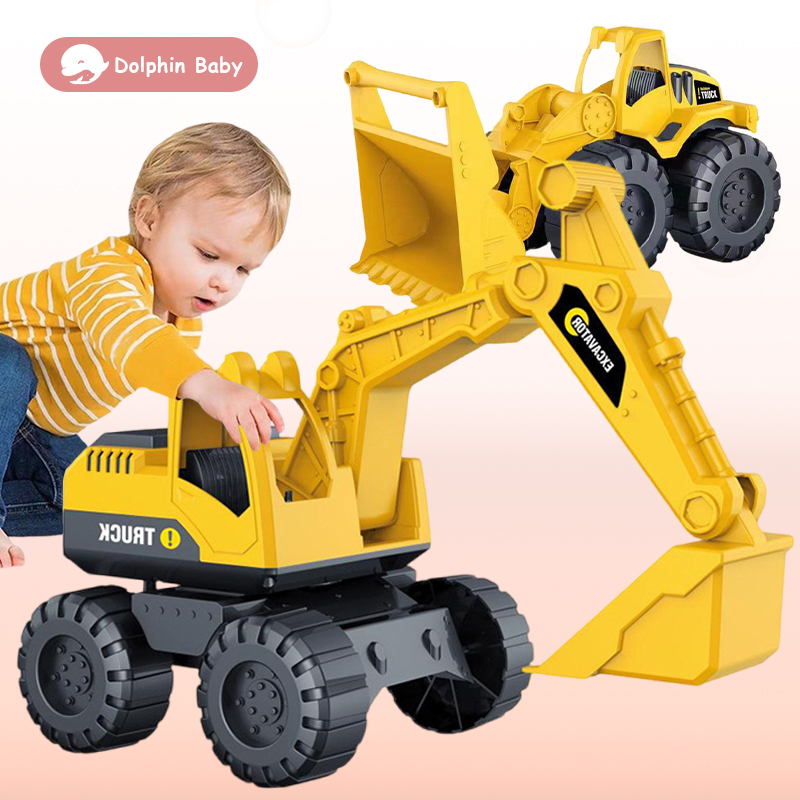 Dolphin Baby Dump Truck Toy Engineering Car Play Vehicles Bulldozer ...