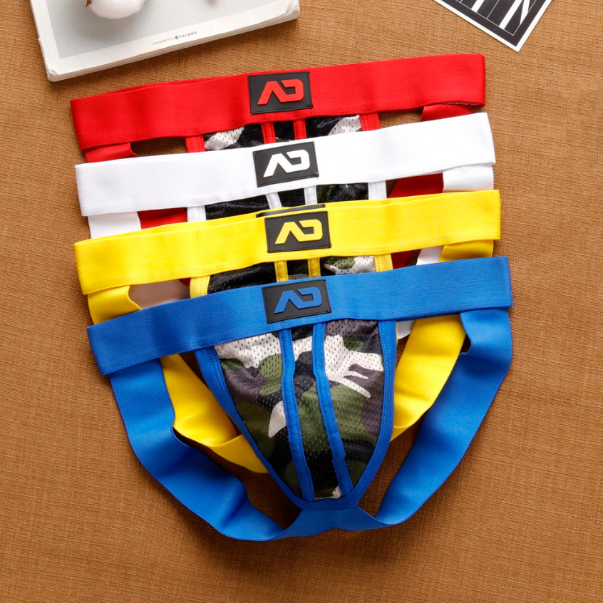 New Addicted Man Camouflage Mesh JockStrap Briefs Jock Strap Underwear ...