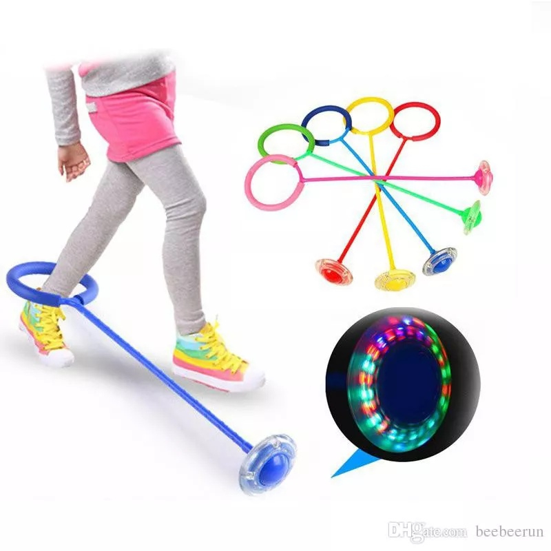 JLT Flashing Jumping Round Leg Hoolahoop Exercise Jumping Stick Ball ...