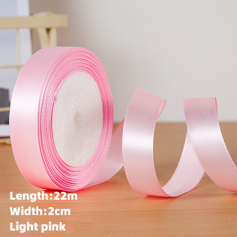 2cm Satin Ribbon Roll Gift Packaging Ribbon Flower Making DIY Holiday ...
