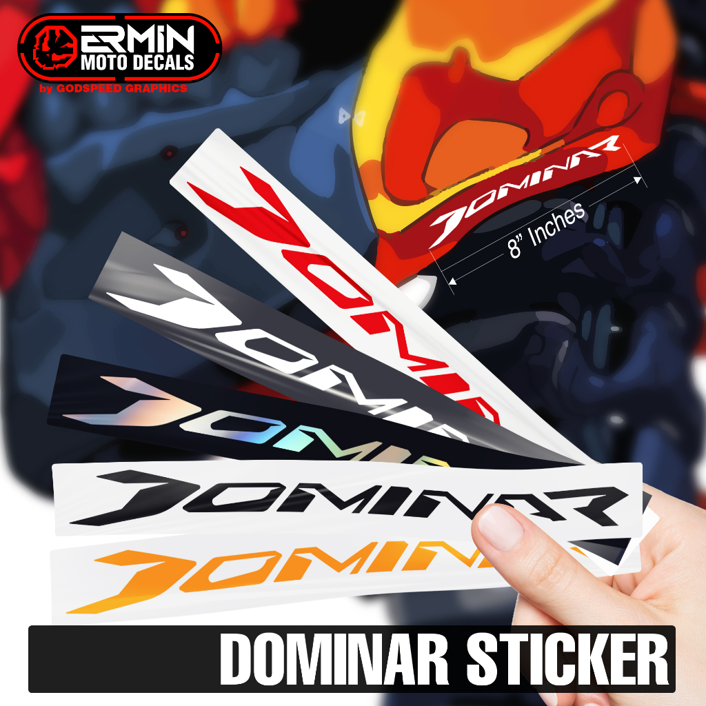 8" Inches KAWASAKI DOMINAR / DOMINAR400 / DOMINAR 400 UG v1 and v2 ...