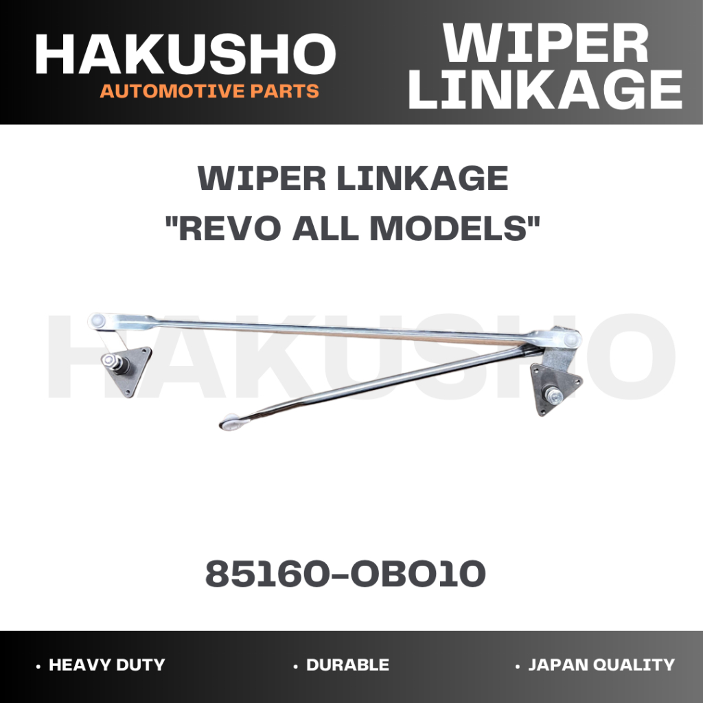 WIPER LINKAGE REVO ALL MODELS 85160-OBO10 (HAKUSHO JAPAN QUALITY ...
