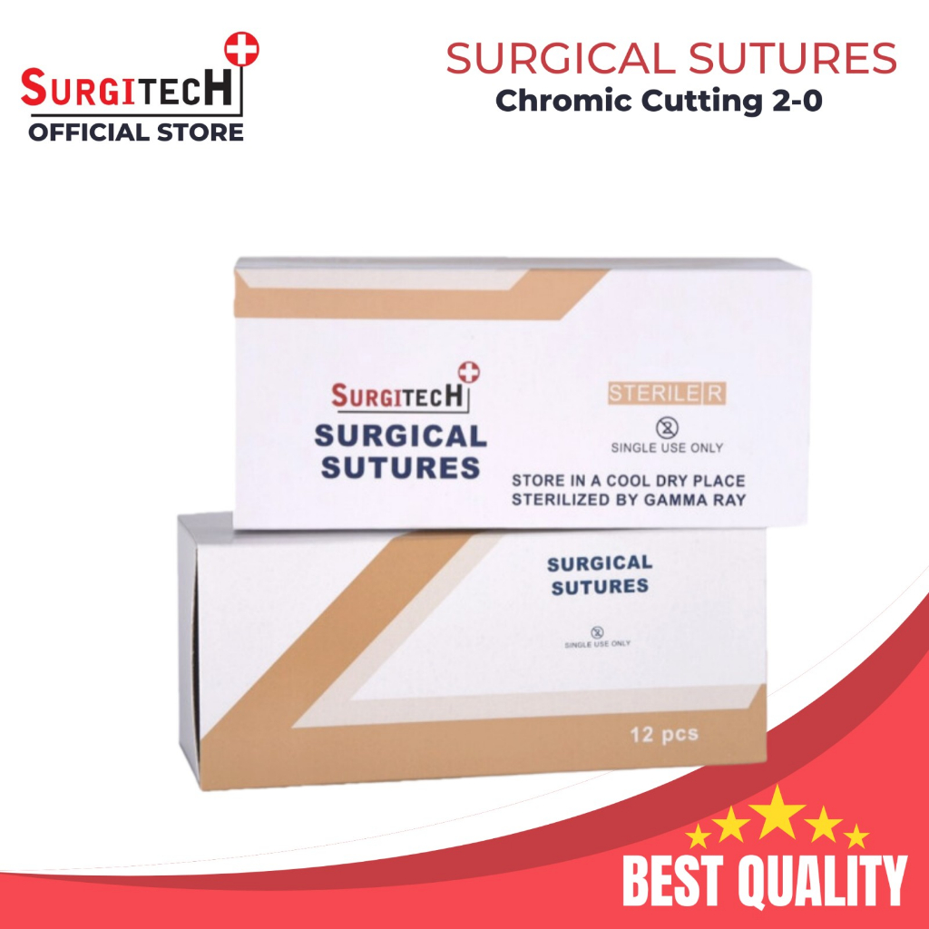 Surgitech Suture Chromic Cutting | Shopee Philippines