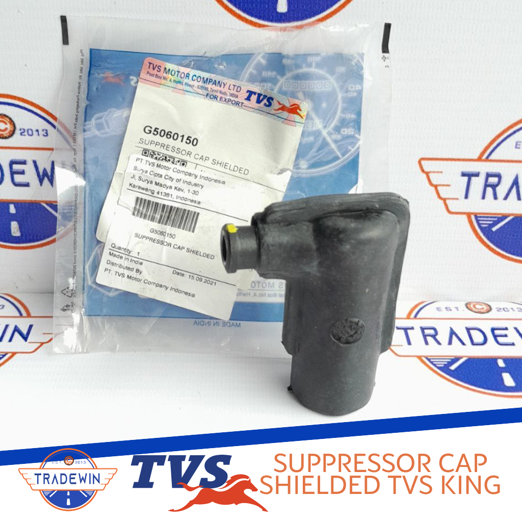 TVS KING SUPPRESSOR CAP SHIELDED TVS GENUINE PARTS G5060150 | Shopee ...
