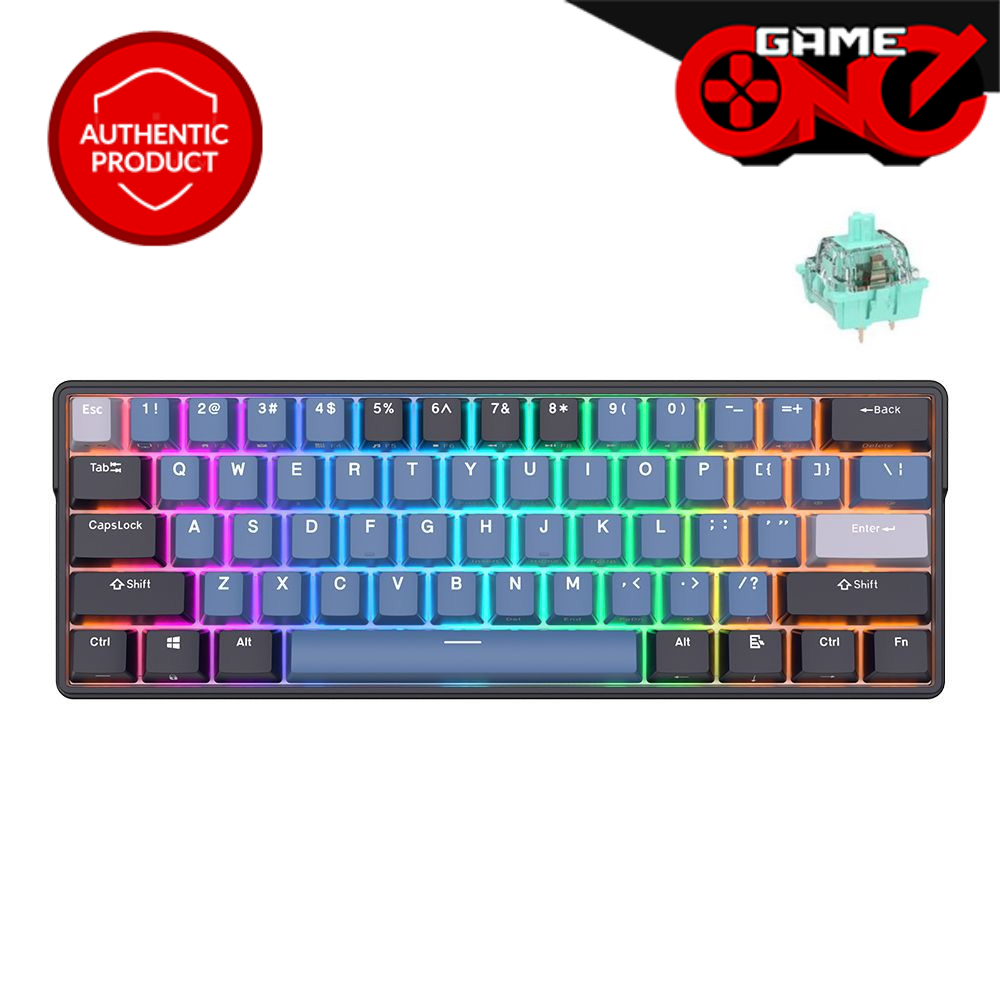 RK Royal Kludge RK61 Plus 61-Keys Tri-Mode Wireless Mechanical Keyboard ...