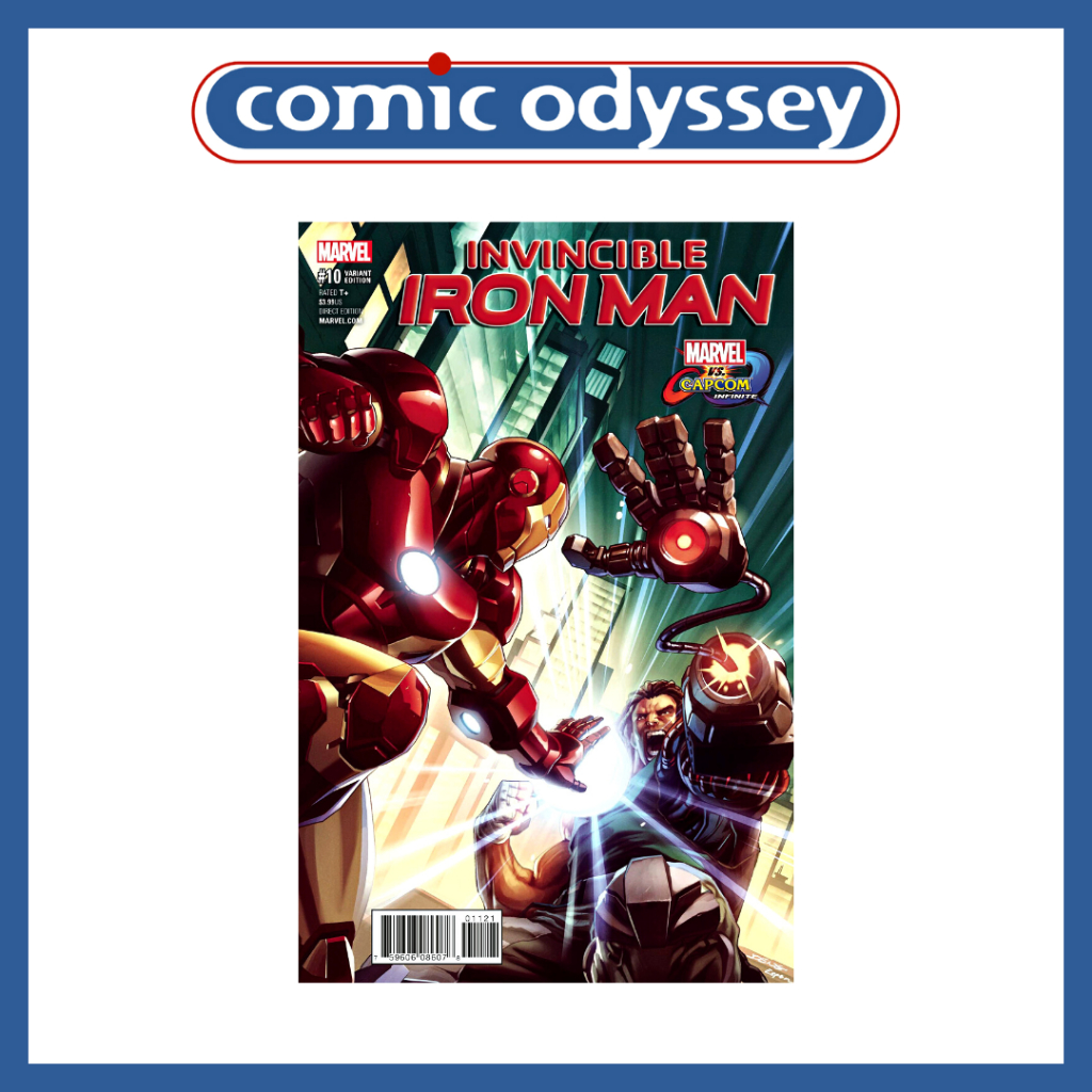 INVINCIBLE IRON MAN #10 (2016) Joe Ng Marvel vs. Capcom Variant Cover ...