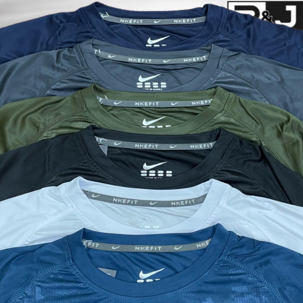 Men's Sports DRI-FIT Ice silk Quick dry T-shirts short sleeves | Shopee ...