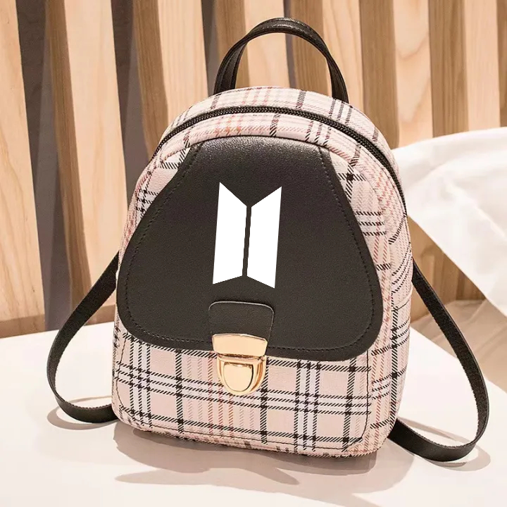 BTS Kpop Logo Vinyl Cute Small Backpack | Shopee Philippines