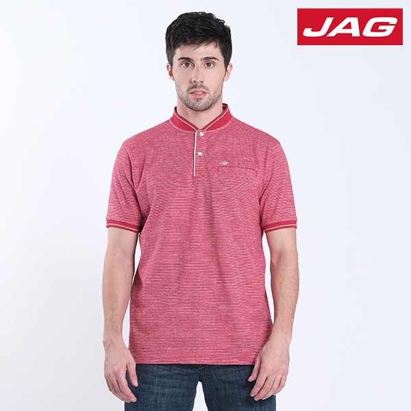 Jag Men's Striped Sport Shirt - Casual Short Sleeve Polo | Shopee ...