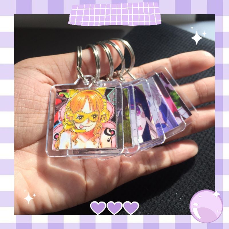 GIFT IDEA CUSTOM ANIME ICON KEYCHAIN (ACCEPTING REQUESTS) | Shopee ...