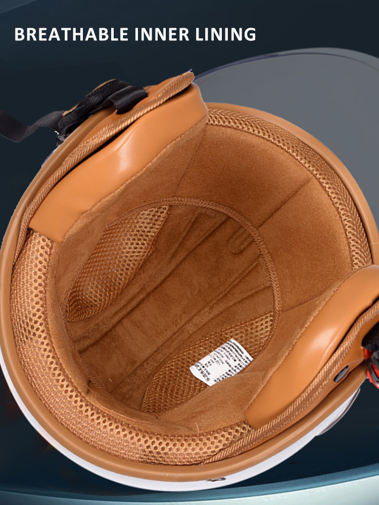 NEVA Original Motorcycle Classic Helmet Vintage Retro Unisex Open Face ...