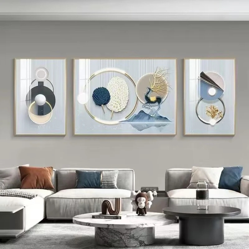 Exquisite murals, home murals, living room murals, frame decoration ...