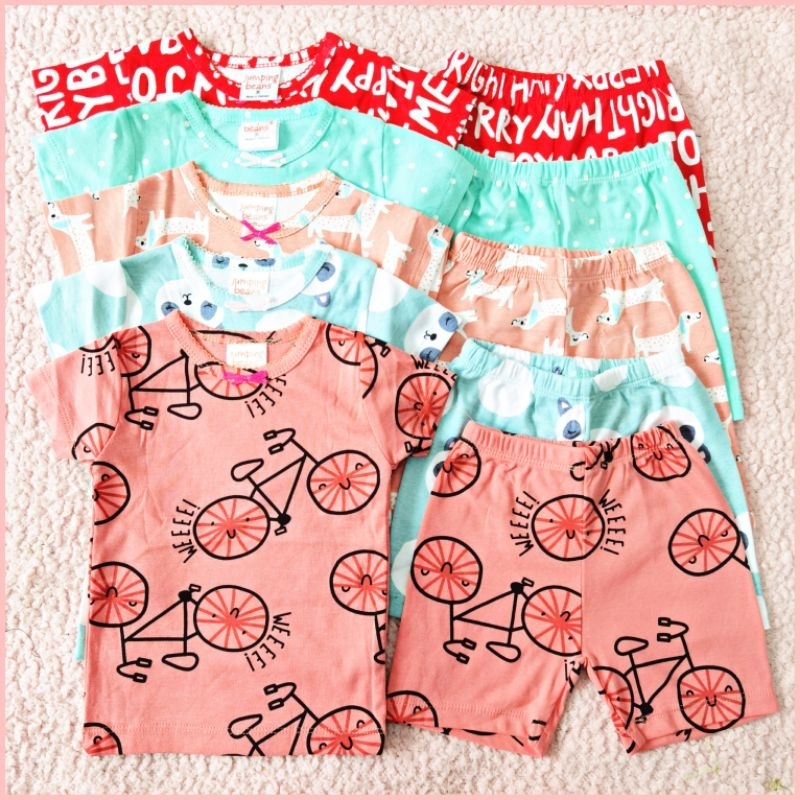 Printed Girl Terno Shirt & Short (1-5 y/o) | Shopee Philippines