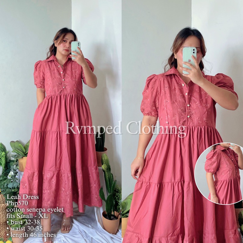 RVMPED Leah Senepa Eyelet Dress | Shopee Philippines