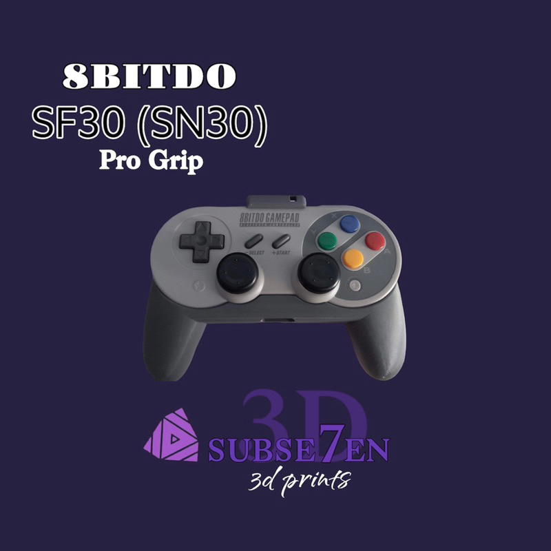 8BITDO SF30 (SN30) Pro Grip 3D Printed | Shopee Philippines