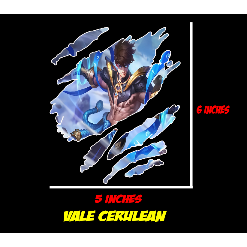 MOBILE legends Medium size 6x5 inches Printable stickers for Tumbler ...
