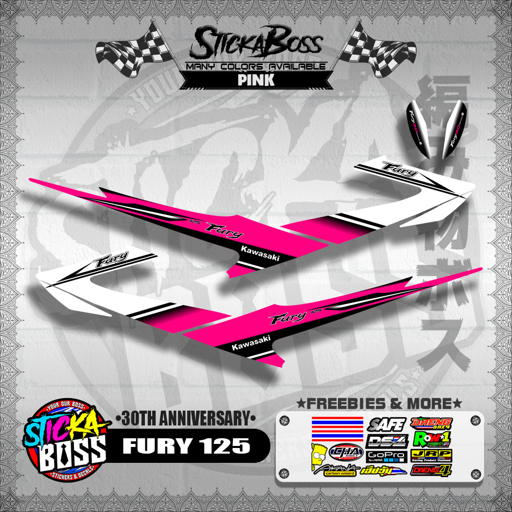 FURY 125 DECALS ( 30TH ANNIVERSARY )【WITH FREEBIES】 | Shopee Philippines
