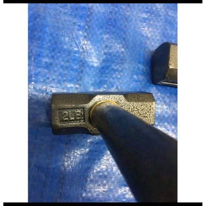 heavy duty flat iron made hammer / maso with handle available | Shopee ...