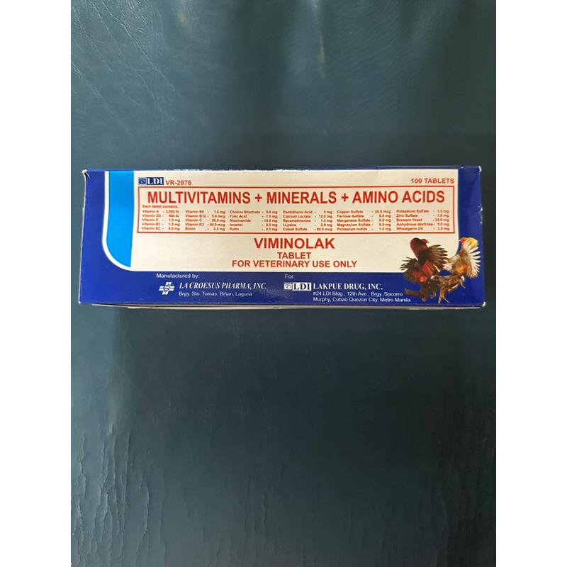 VIMINOLAK TABS (100tabs) | Shopee Philippines