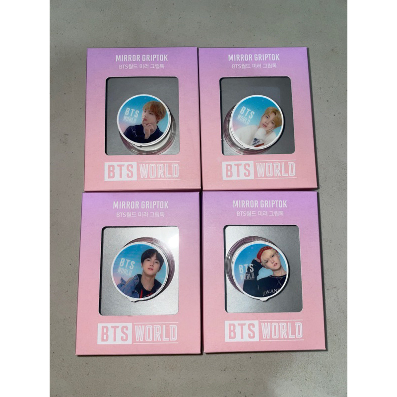 BTS WORLD OFFICIAL MERCHANDISE MIRROR GRIPTOK | Shopee Philippines
