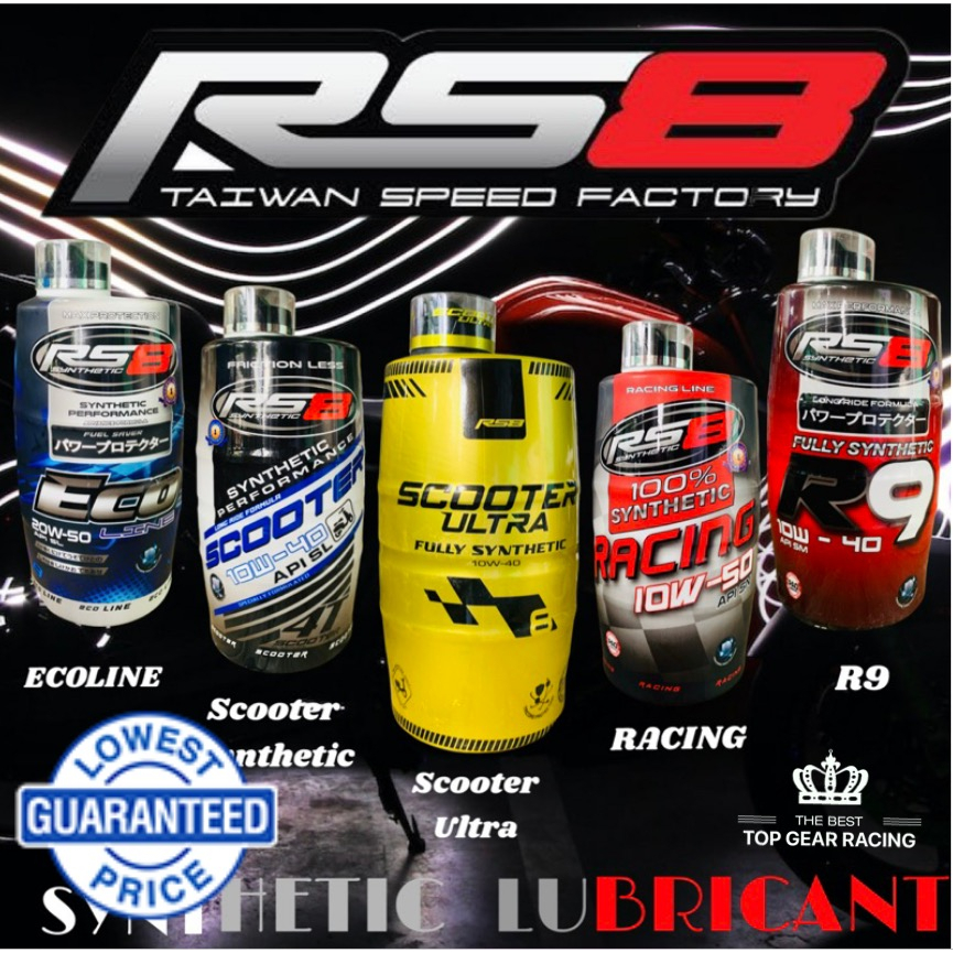 RS8 OIL ECO LINE/SCOOTER/RACING/R9 | Shopee Philippines