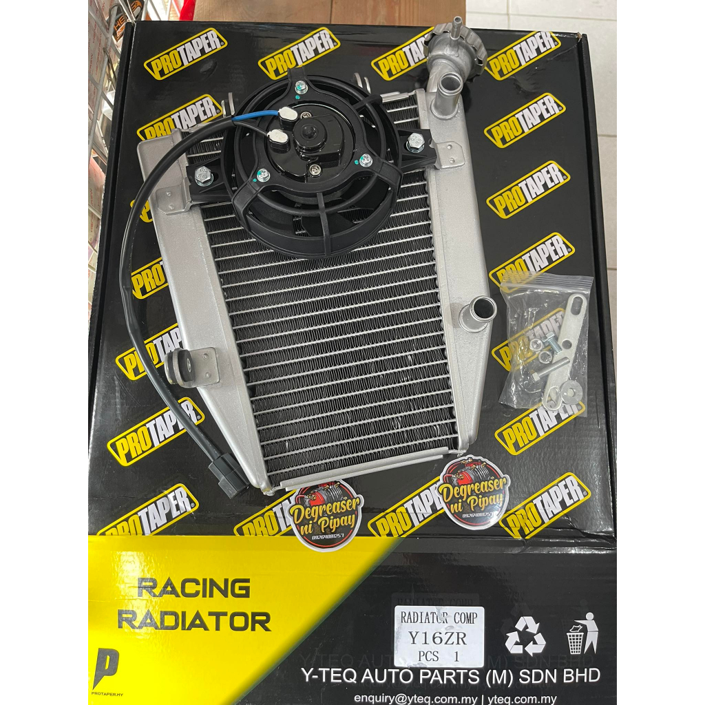 SNIPER 155 VVA PROTAPER BIG RADIATOR ASSY WITH BIG SINGLE BLOWER FAN ...