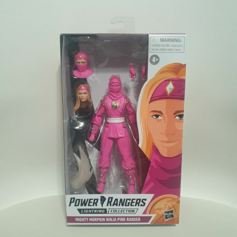MIGHTY MORPHIN NINJA PINK RANGER Power Rangers Lightning Collection ...