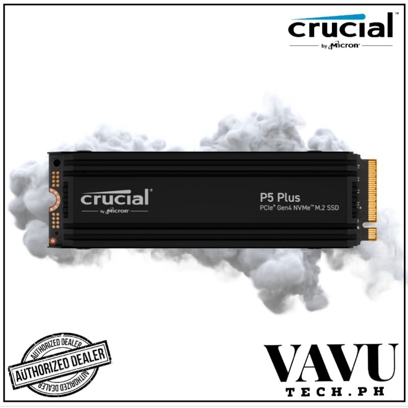 Crucial P5 Plus Gen 4 M.2 NVME PCIe 4.0 3D NAND 2280 SSD 2TB, 1TB, 500GB w/ Heatsink | Shopee ...