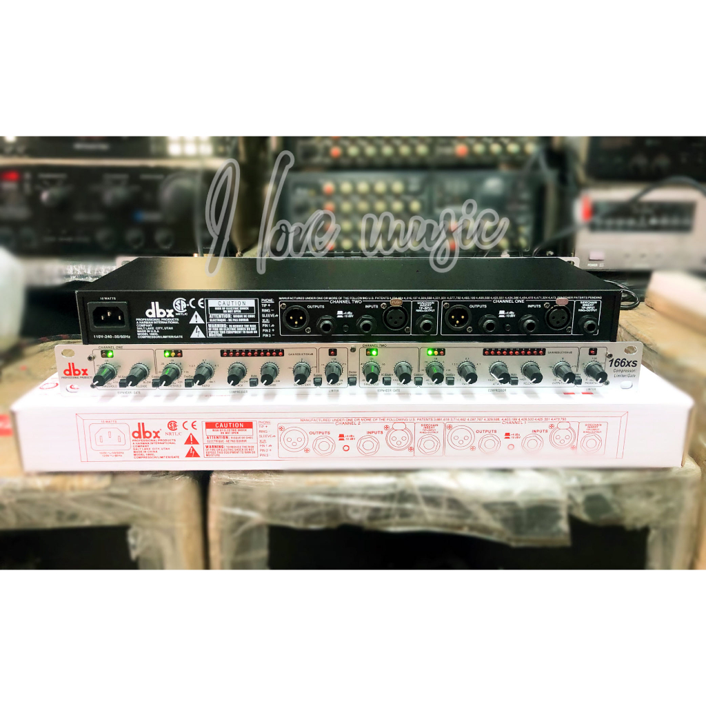 Compressor 166XS/166xl (silver/black) Dual Channel Compressor Limiter ...