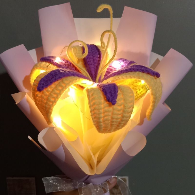 Crochet Sundrop Flower/Tangled Flower(Read Description Box) | Shopee ...