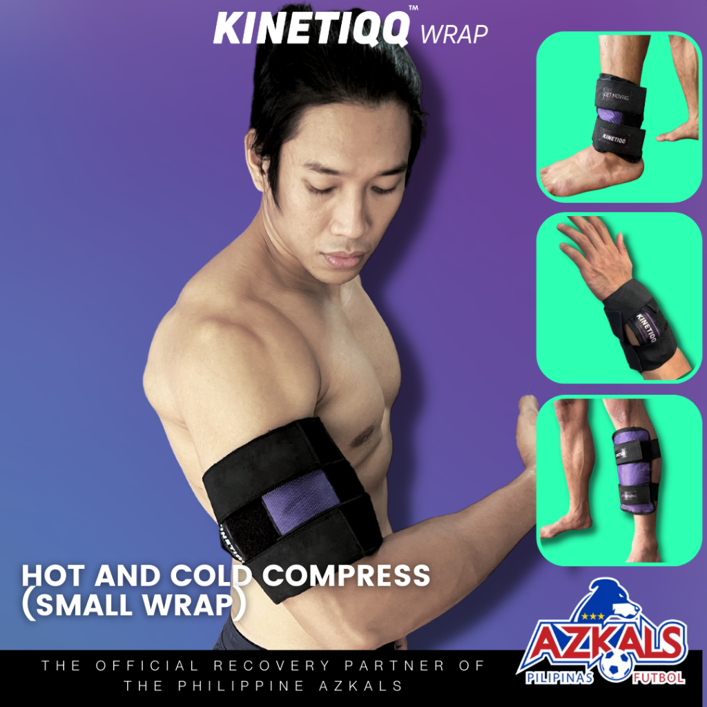 KINETIQQ Wrap (S) Hot and Cold Compress Adjustable Ice Pack Compression ...