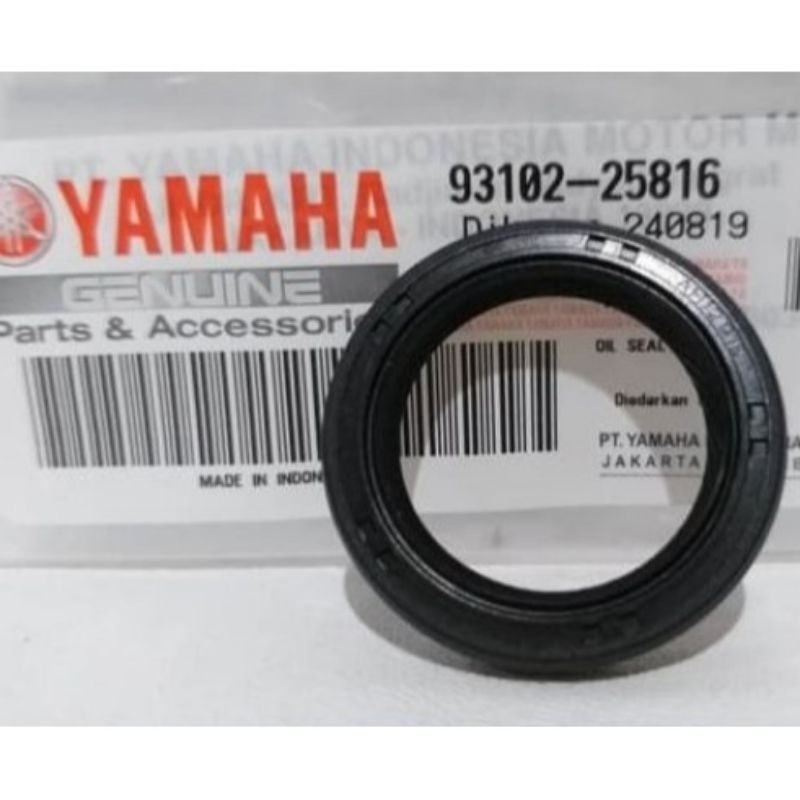 Genuine Oil Seal Pulley Side 93102-25816 for MIOi125 / M3 / SOULi125 ...