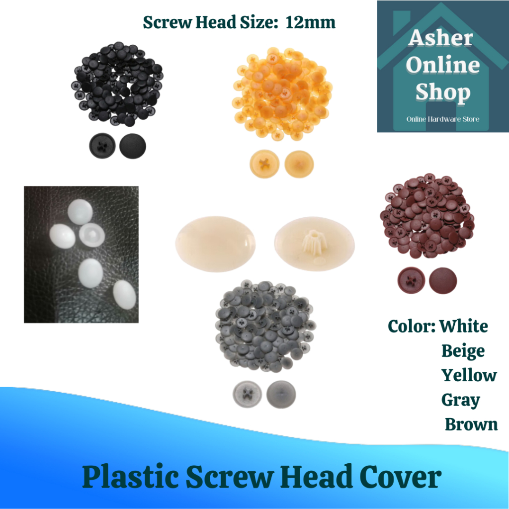 Plastic Screw Head Cover Screw Head Cap Screw Cap Cover | Shopee ...