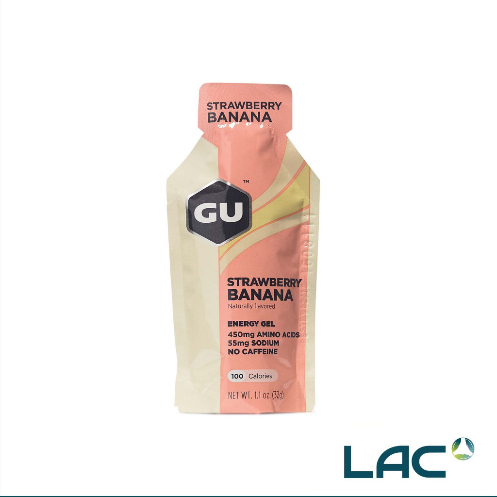 GU Energy Gel Strawberry Banana 32g (Consume within March 2026 ...