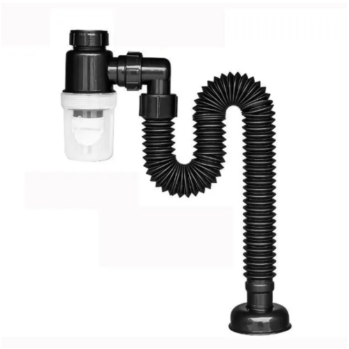 SINKHOSE001 -Flexible Drain Pipe Sink Sewer Hose Extension Tube Drain ...