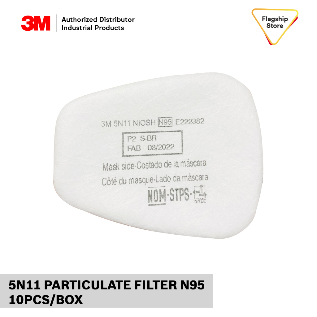3M™ PARTICULATE FILTER 5N11 N95 10PCS/SET | Shopee Philippines
