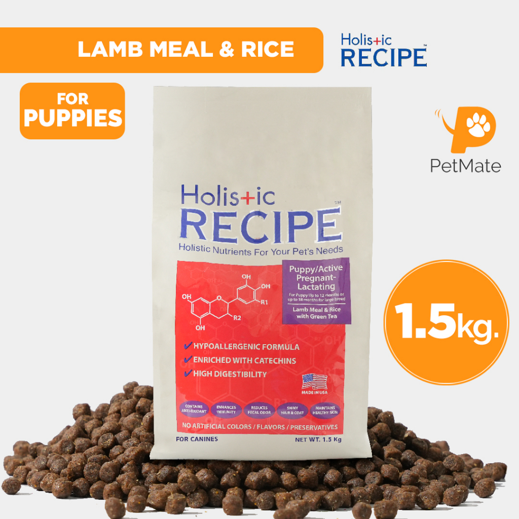 Holistic Recipe Puppy 1.5kg Up to Ages 12 to 18 Months Dry Dog Food ...
