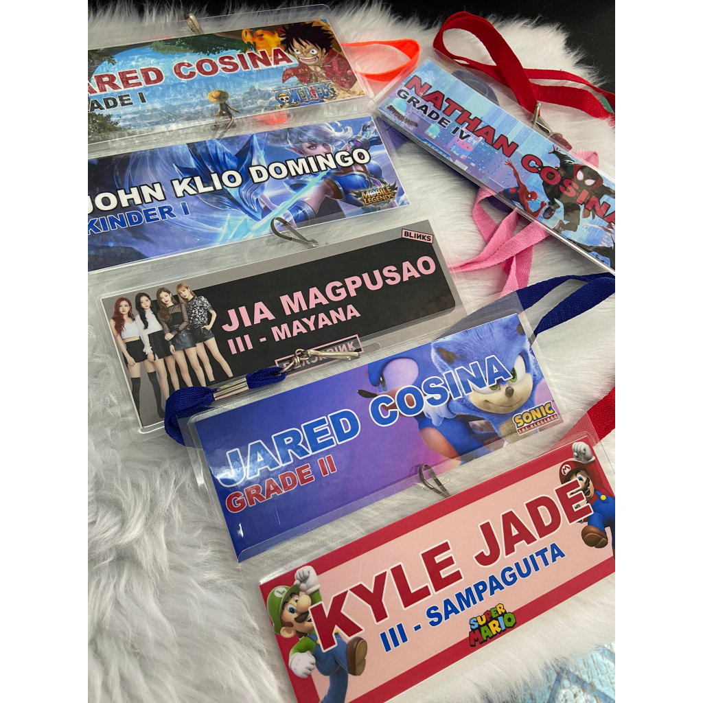 CUSTOMIZED NAME TAG BACK TO SCHOOL FOT PUPILS, MAKAPAL LAMINATED PART 2 ...
