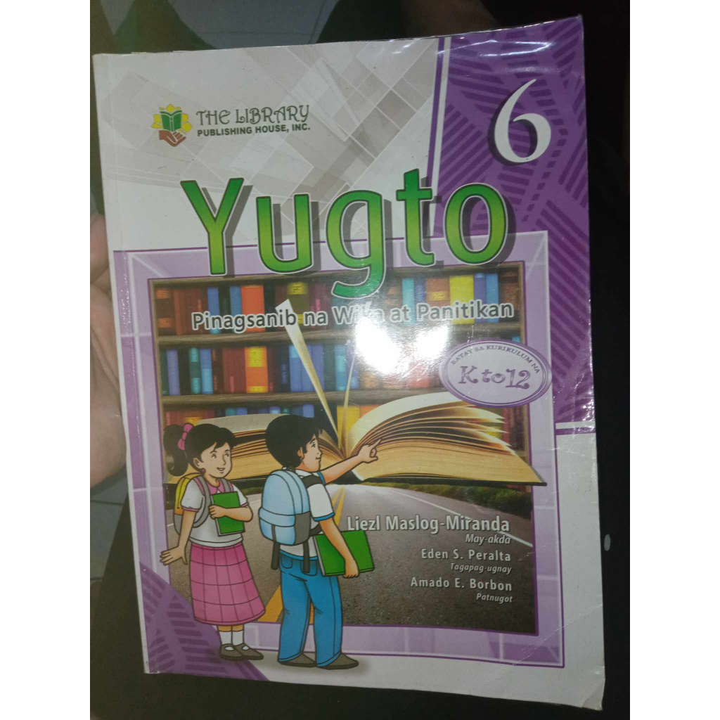 Yugto Pinagsanib na Wika at Panitikan Grade 6 Book Preloved Book ...