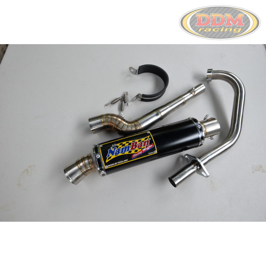 NB (Namban) Standard Pipe 58mm for Yamaha Sniper 135. Black. Tube type ...