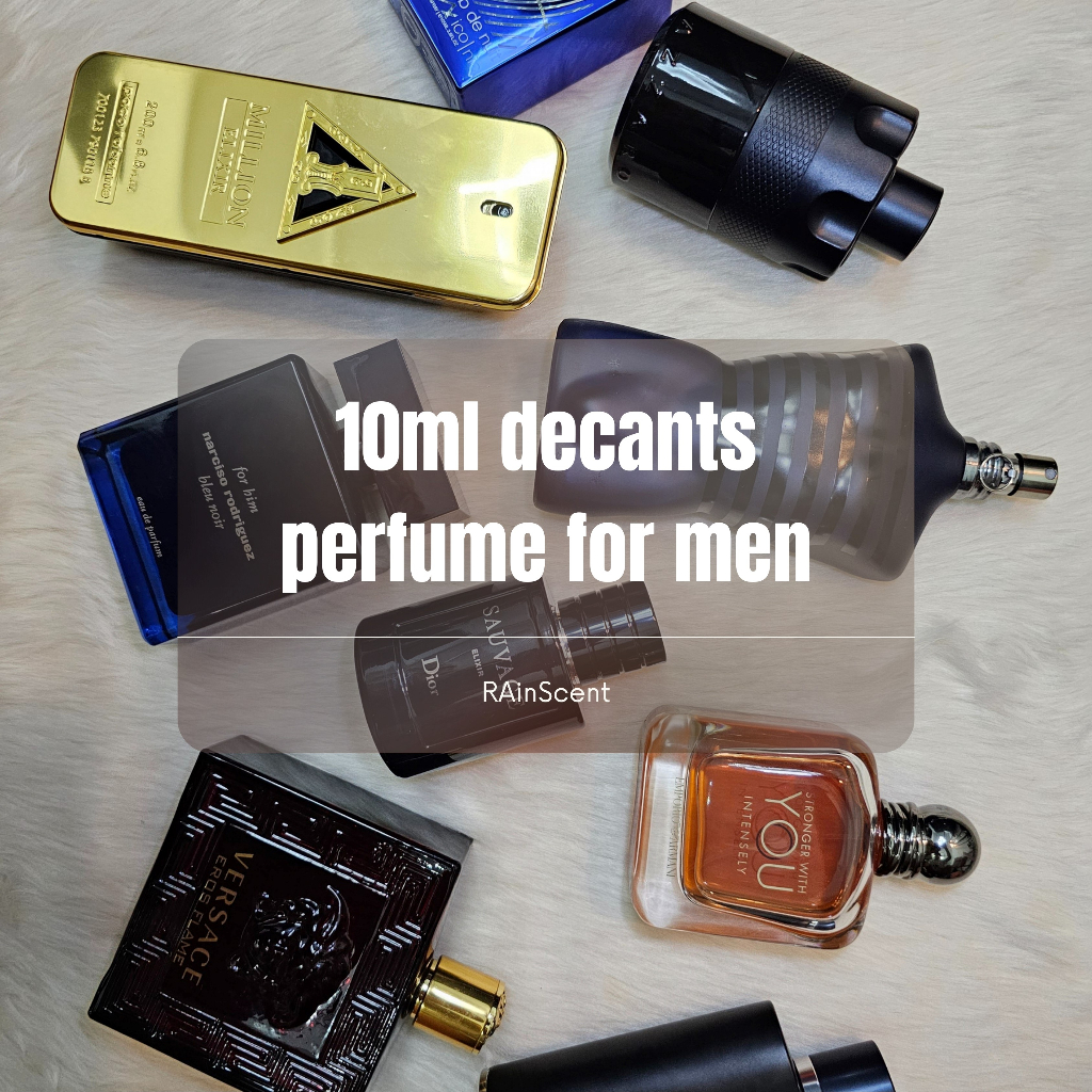 10ml DECANTS Bestseller Perfume for MEN Designer/Niche/ME | Shopee ...