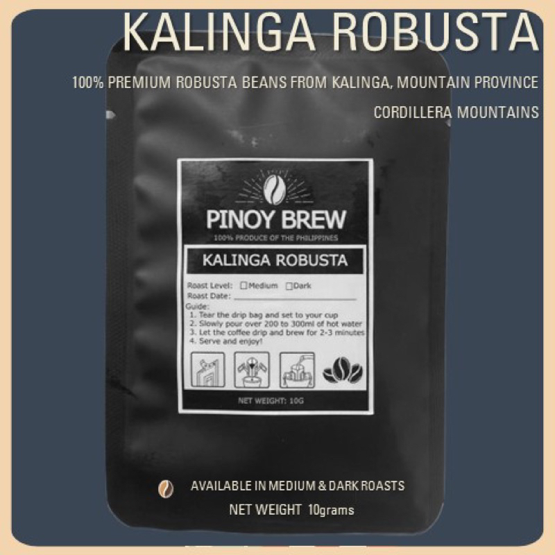 Pinoy Brew Drip Coffee pack of 10’s. | Shopee Philippines