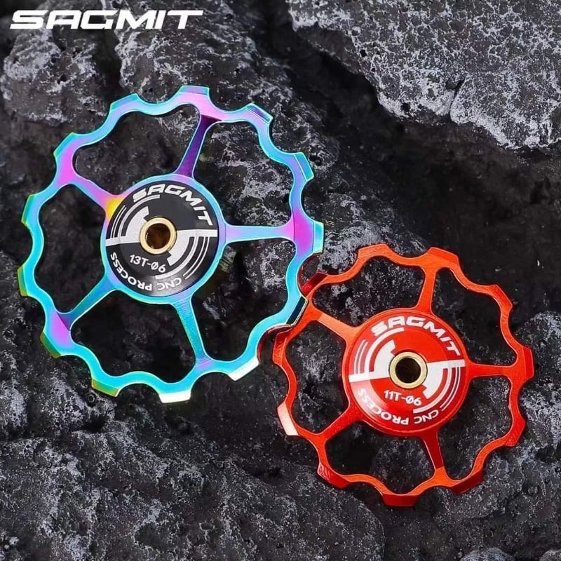 Sagmit Alloy Pulley Rear Derailleur RD Pulley Sealed Bearing 11T 13T ...